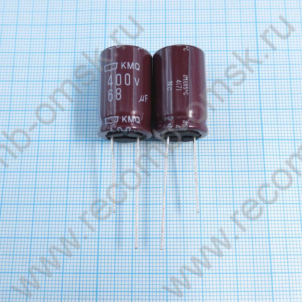 68uF 400v 400v68uF 16x25 KMQ - Электролитический конденсатор
